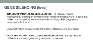 Gene Silencing (RNA interference ) | PPTX