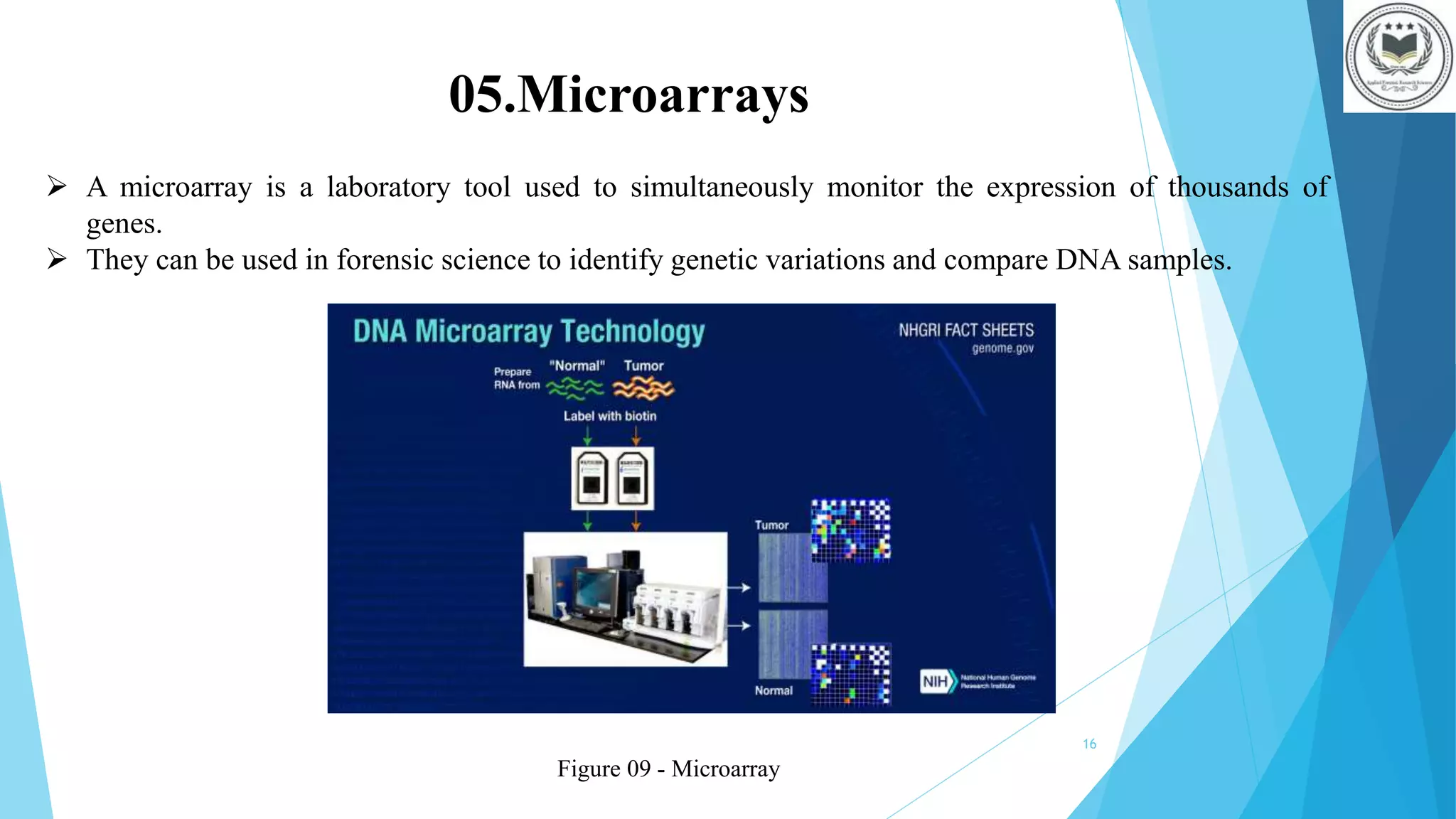 Biotechnology Tools in Forensic Science | PPTX