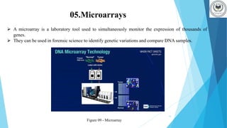 Biotechnology Tools in Forensic Science | PPTX