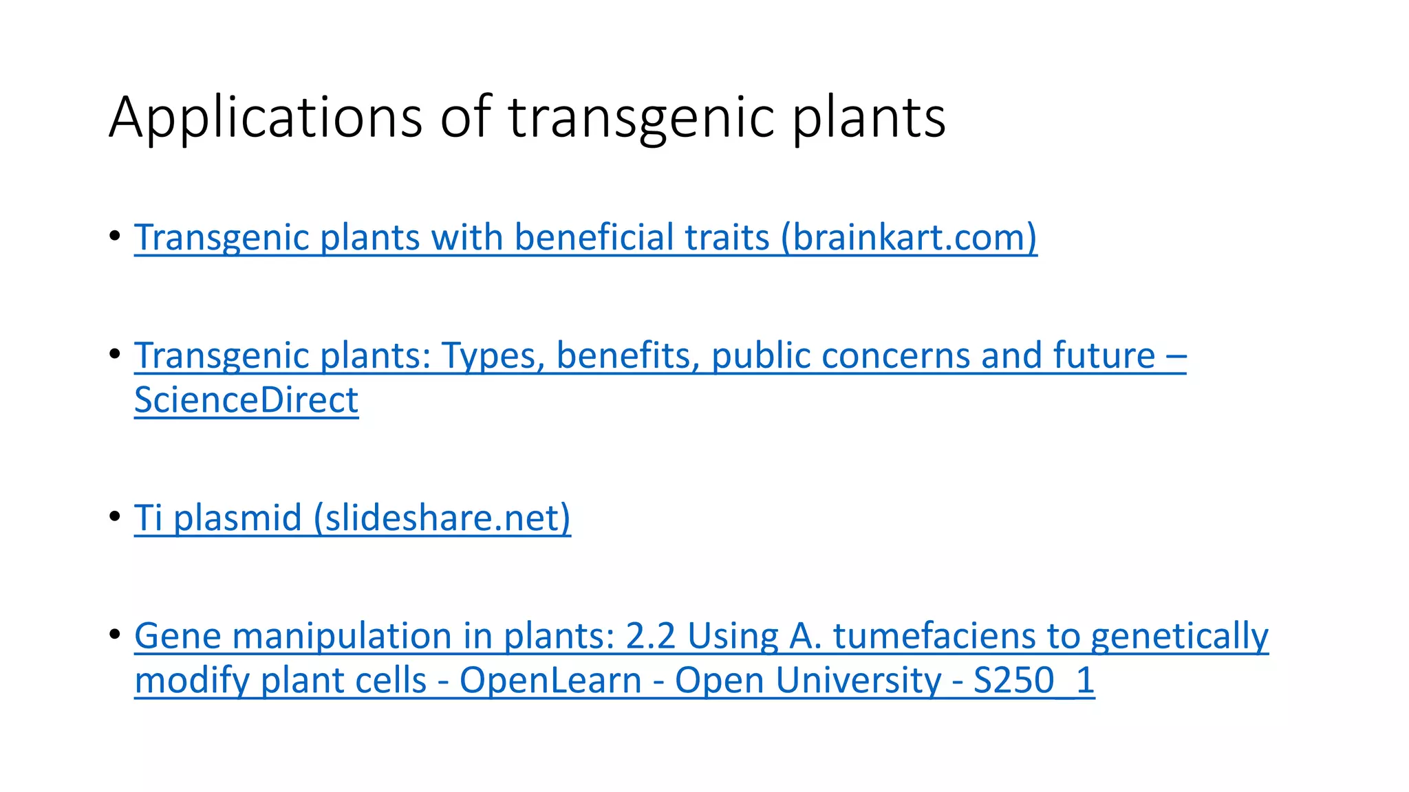 Biotechnology_transgenic plants _II.pptx