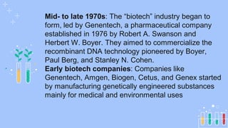 BP605 T. PHARMACEUTICAL BIOTECHNOLOGY Unit-I | PDF