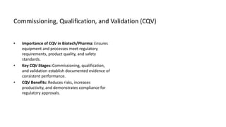 Biotech & Pharma CQV Essentials for FDA guideline | PPTX