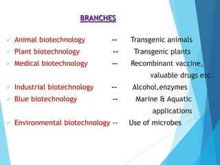 BIOTECHNOLOGY | PPTX