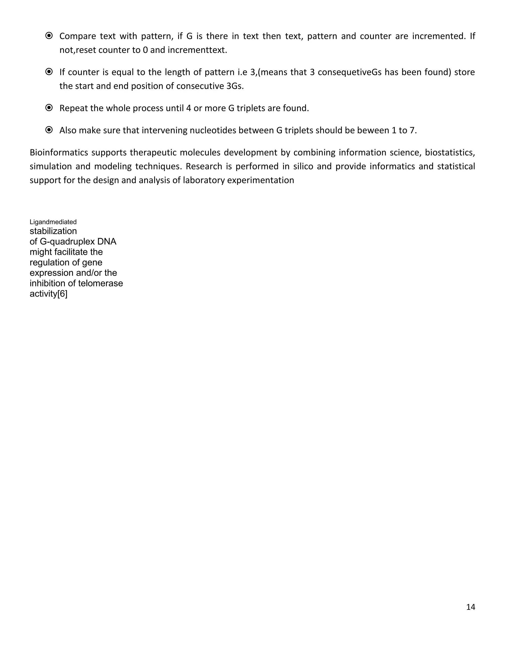 Telomeric G-Quadruplexes as Therapeutic Targets in Cancer | DOCX