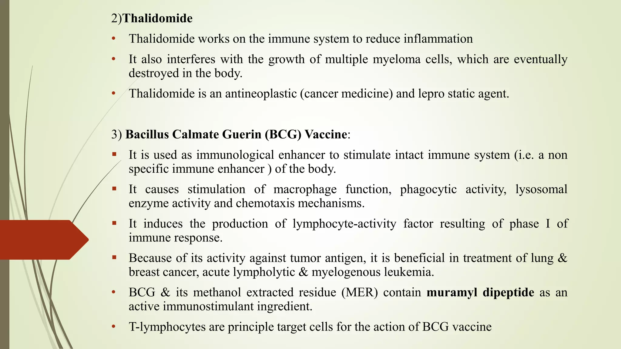 IMMUNOMODULATORS :- Mode and mechanism of their action | PPTX