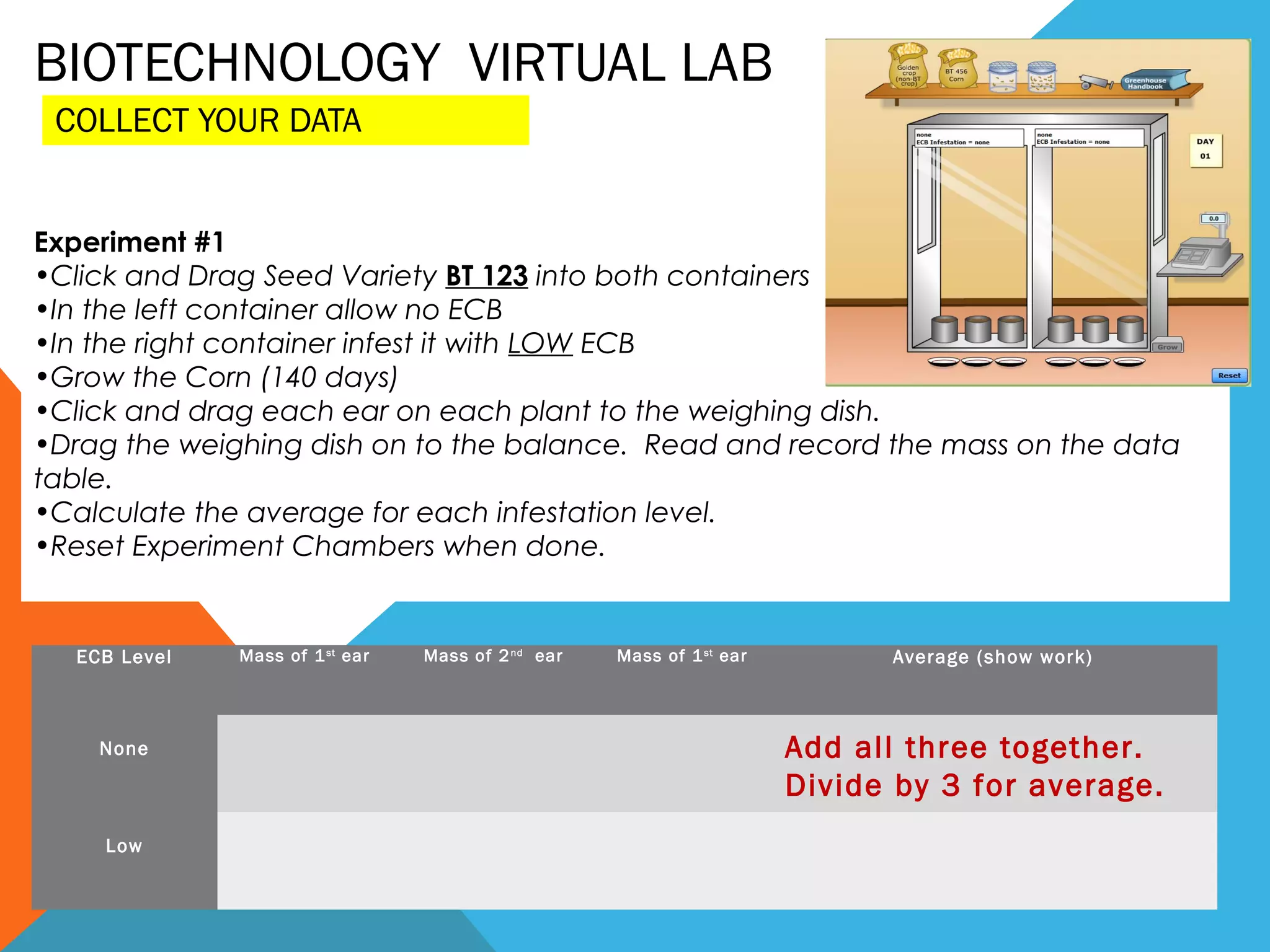 Biotech virtual lab. day 1 | PPT | Gardening | Home & Garden