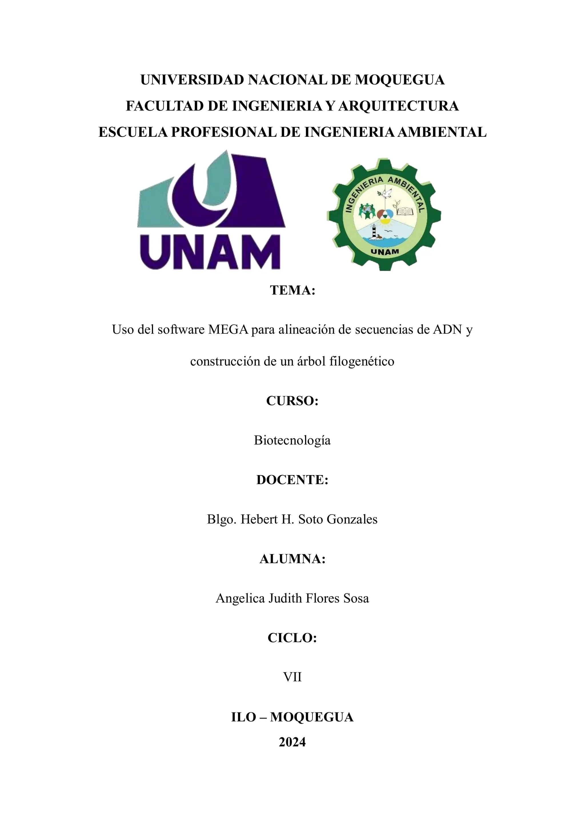 Uso del software MEGA para alineación de secuencias de ADN | PDF