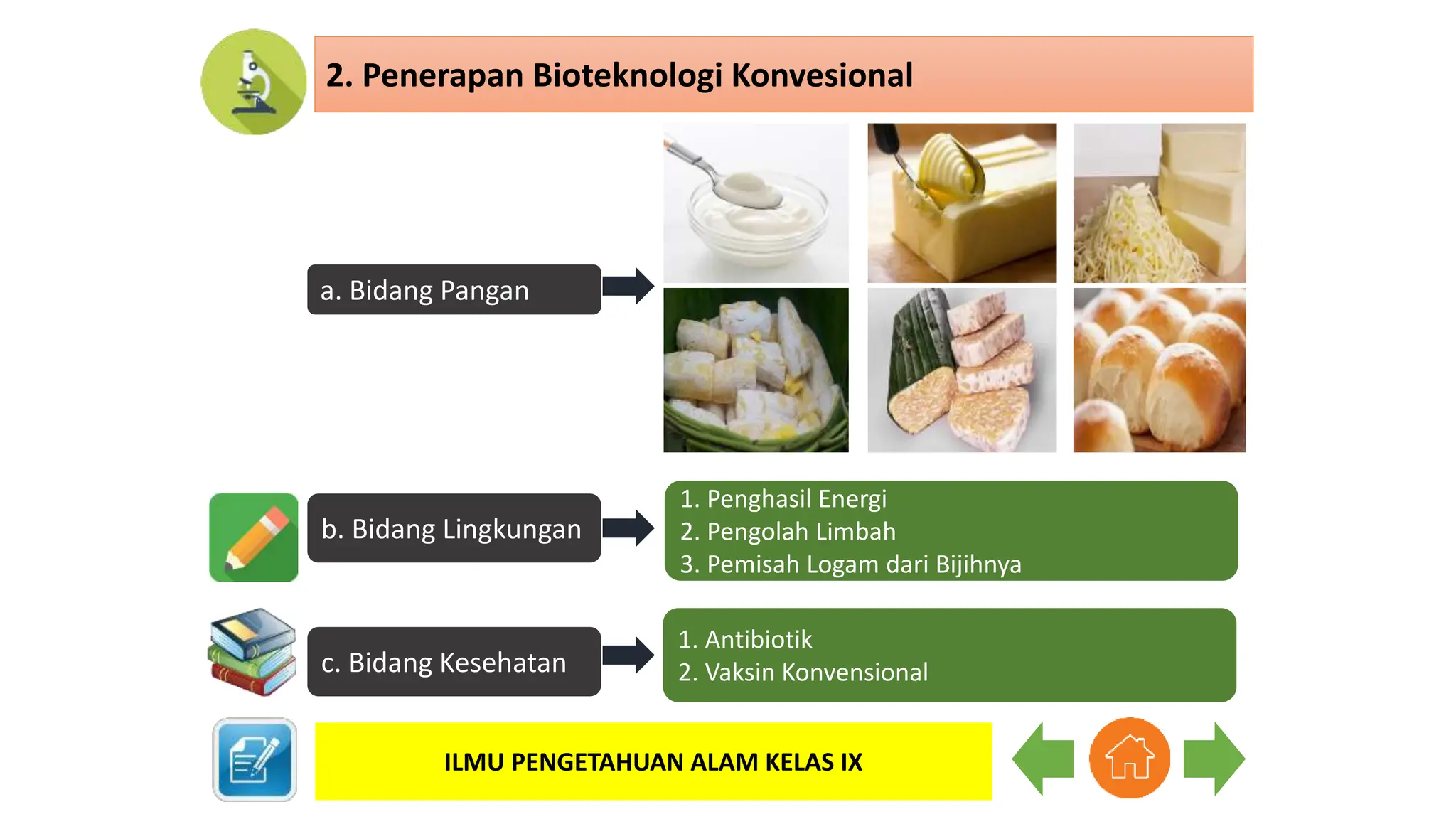 MATERI IPA KELAS 9 SMP: BIOTEKNOLOGI ppt | PPTX