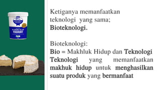 PPT Bioteknologi (Biotek Modern dan Konvensional) | PPTX