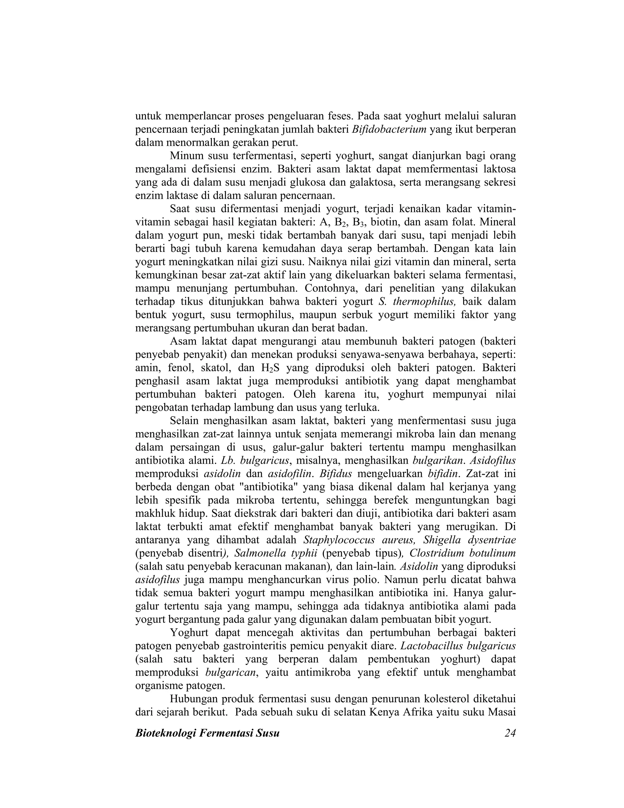 Bioteknologi fermentasi susu | PDF