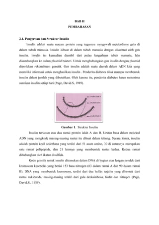 Bioteknologi kesehatan (insulin) | DOC
