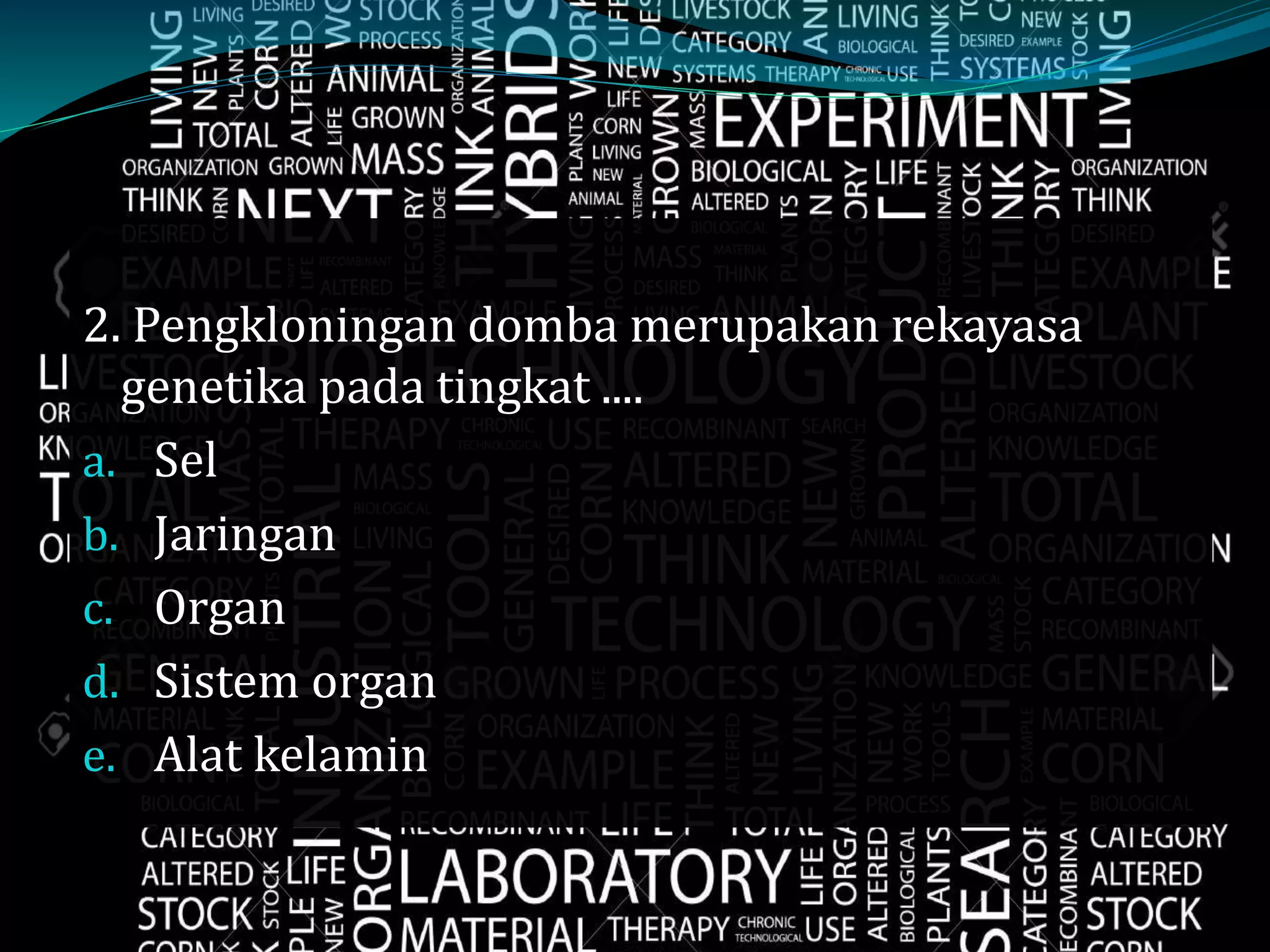 Bioteknologi Kloning | PPTX