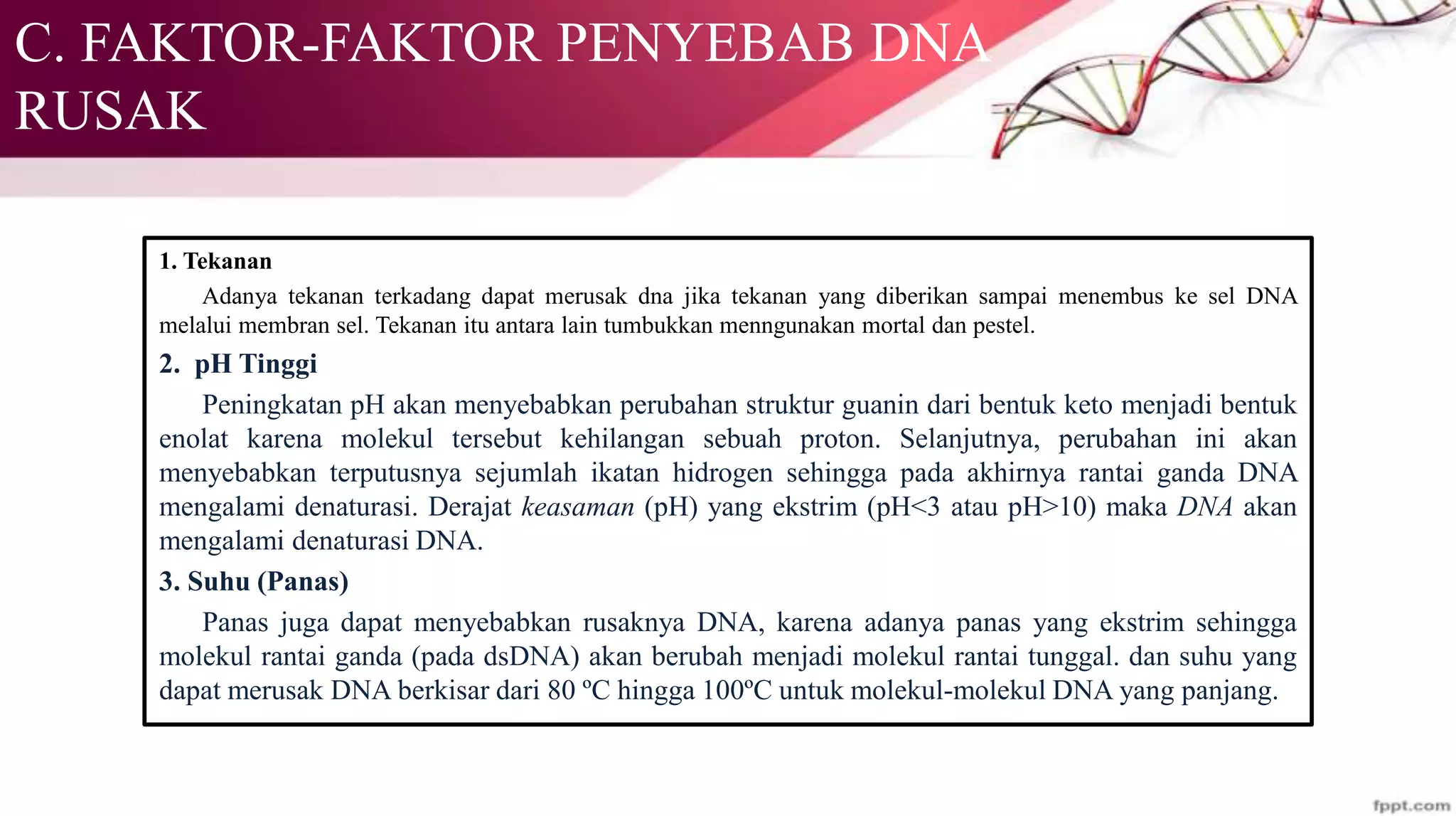 Isolasi DNA | PPTX