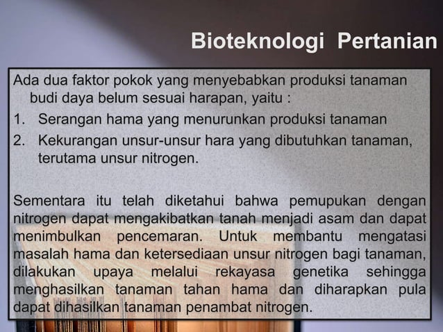 BIOTEKNOLOGI Power point Pembelajaran Kelas 9 Semester 1 | PPTX