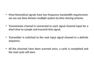 Biotelemetry - Radio,single channel, Multi channel | PPTX