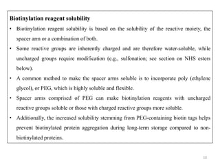 BIOTINYLATION | PDF