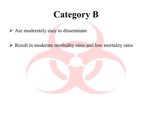 Bioterrorism | PPTX | Infectious Diseases | Diseases and Conditions
