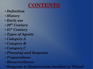 Bioterrorism | ODP