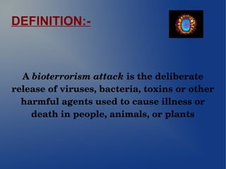 Bioterrorism | ODP