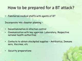 Bioterrorism | PPTX