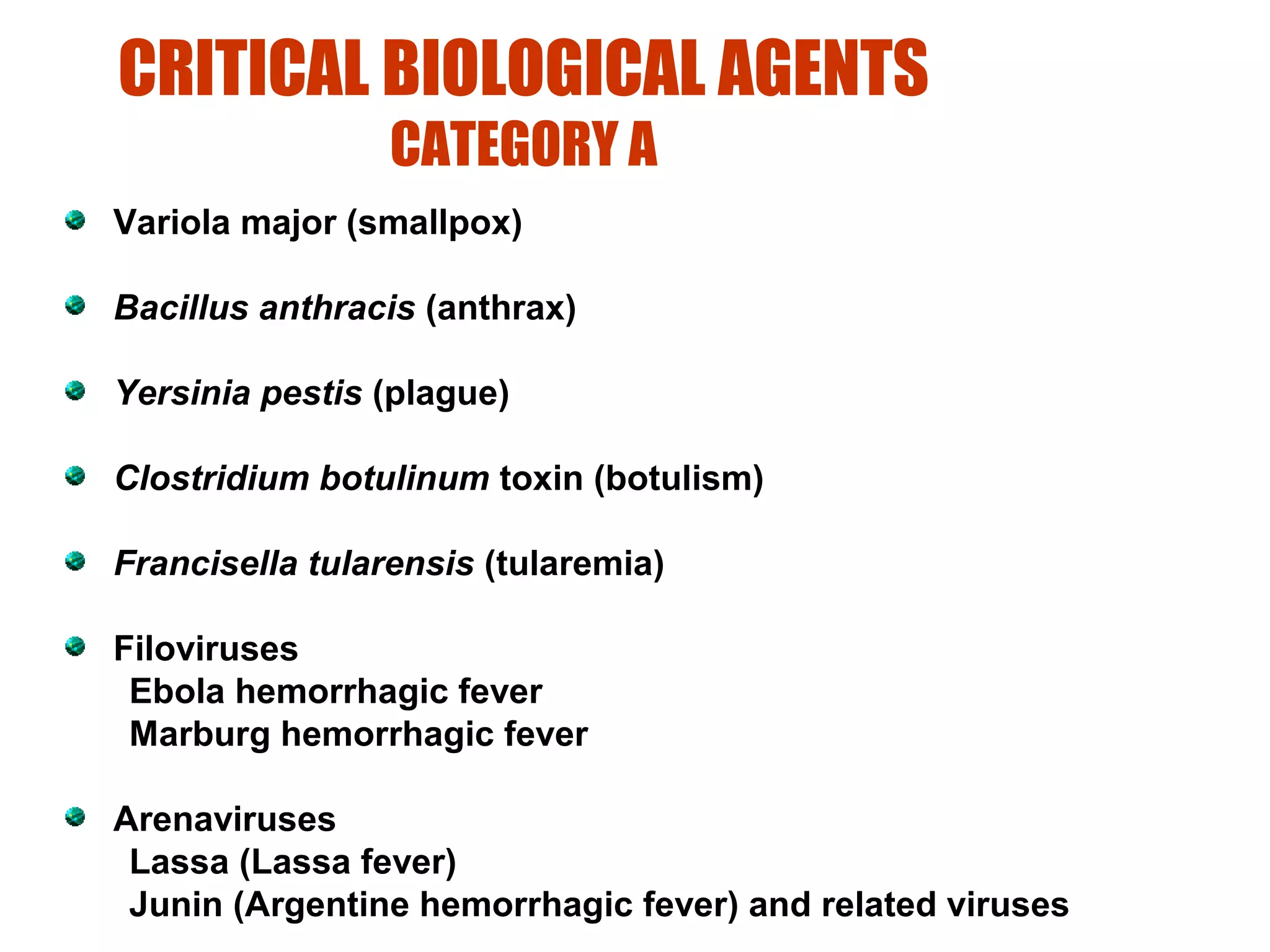 Bioterrorism | PPT