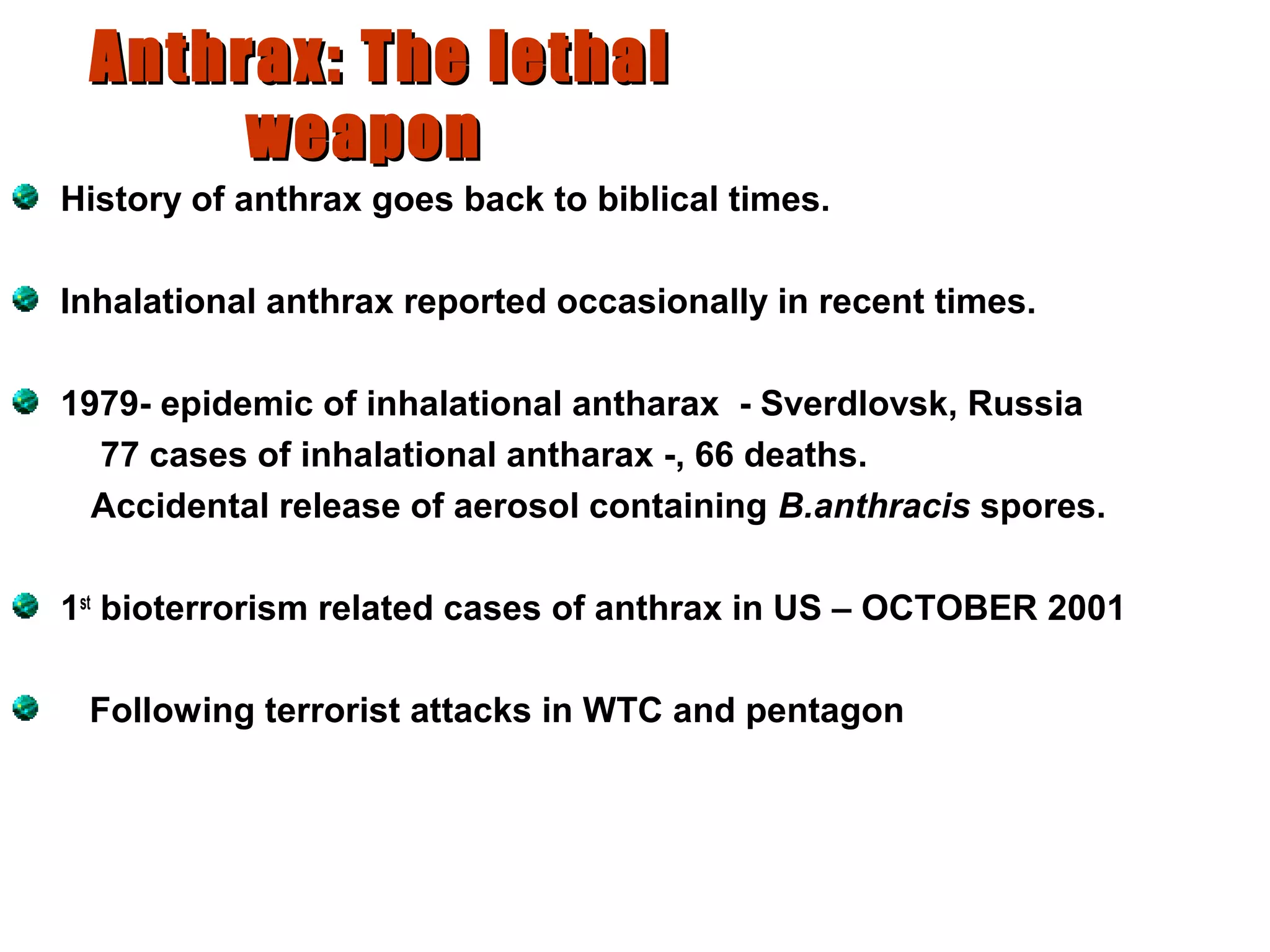 Bioterrorism | PPT