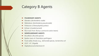 Bioterrorism | PPTX