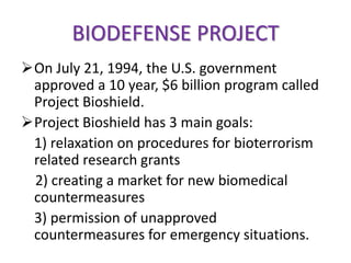 Bioterrorism | PPT