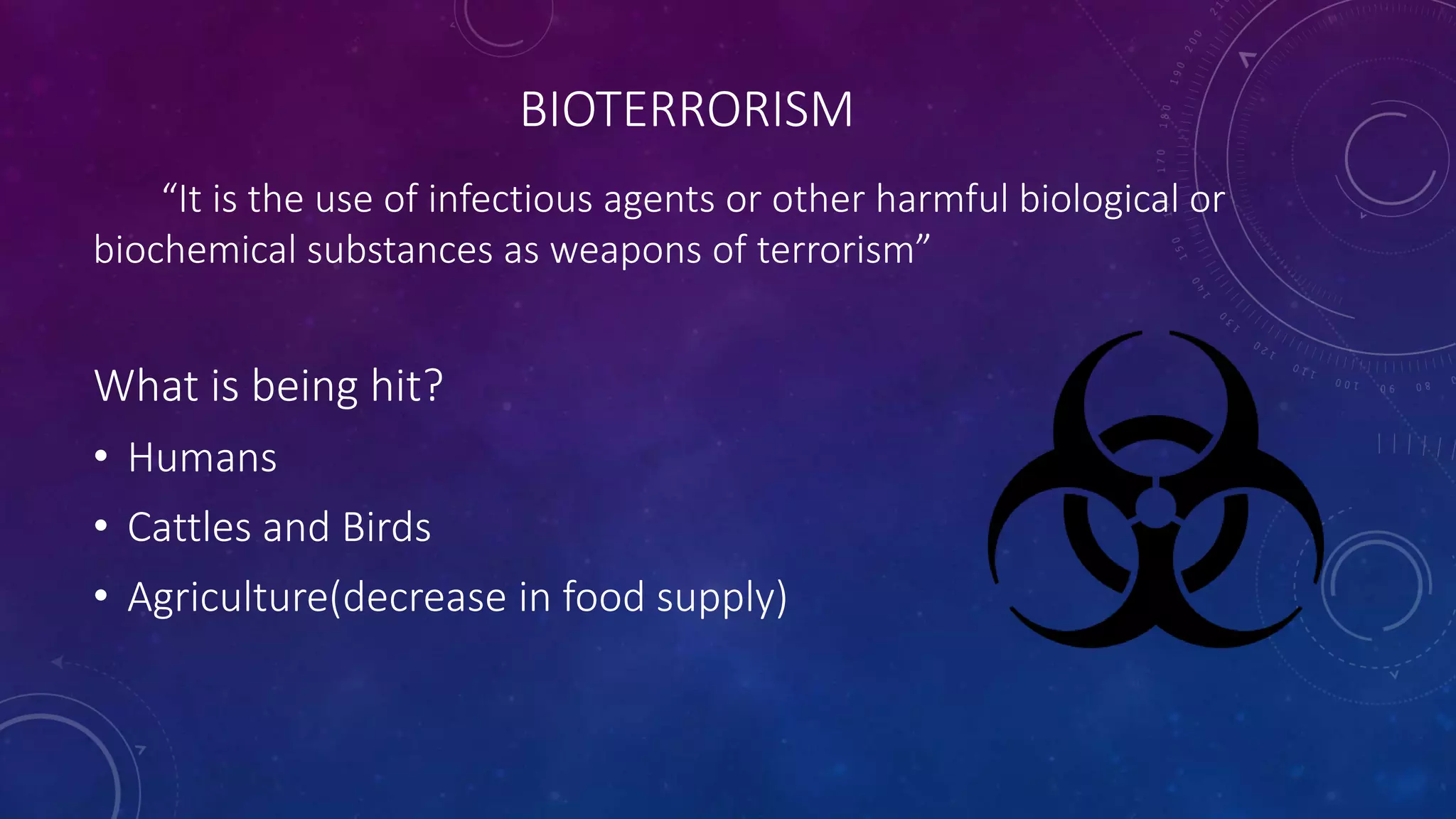 Bioterrorism | PPTX