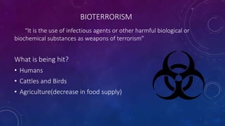 Bioterrorism | PPTX