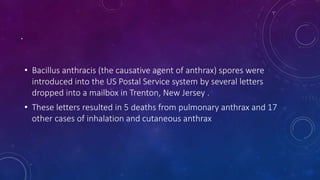 Bioterrorism | PPTX
