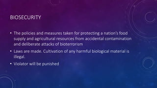 Bioterrorism | PPTX