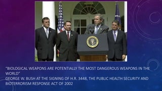 Bioterrorism | PPTX