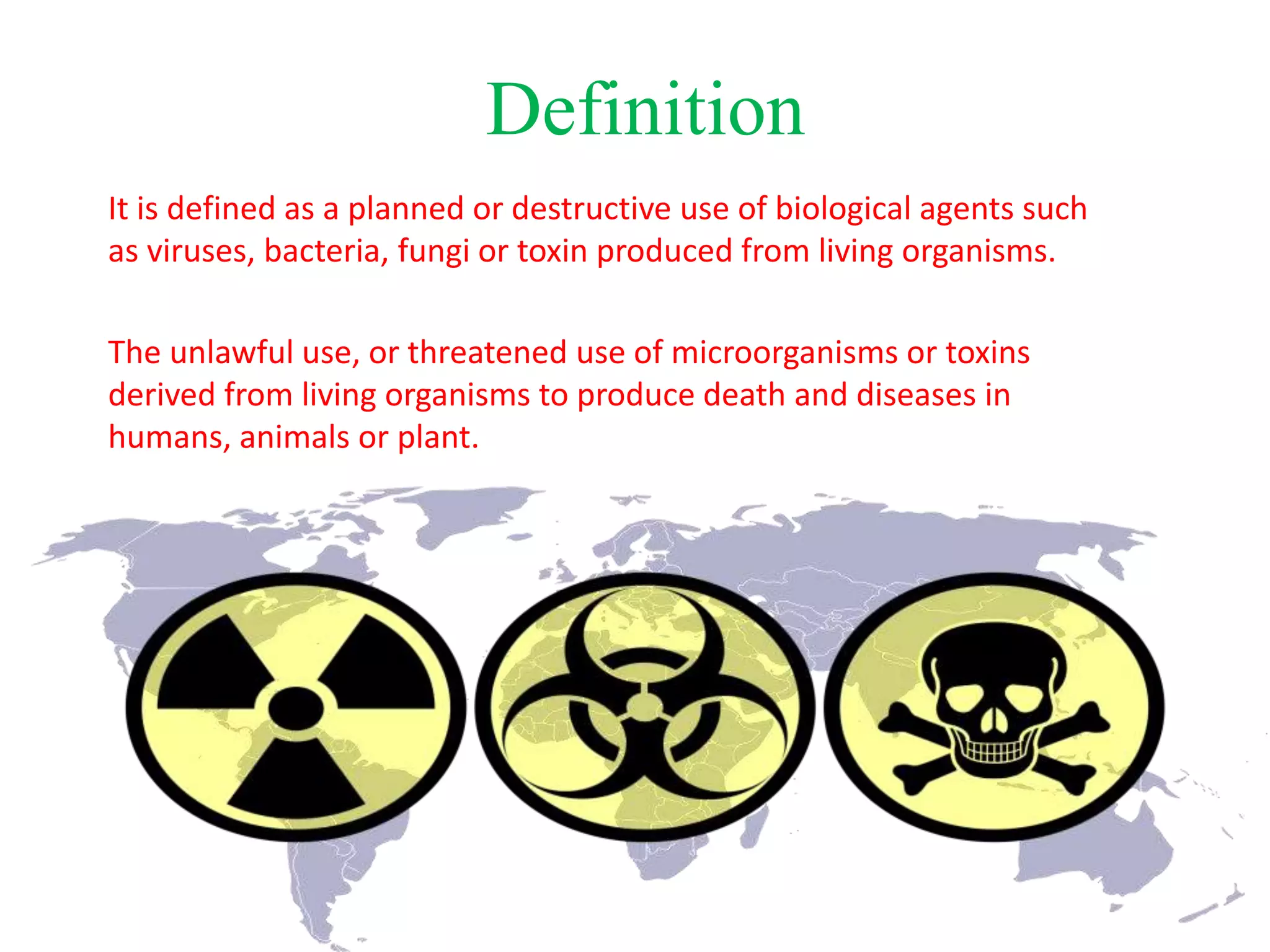 Bioterrorism | PPTX