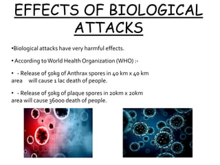 Bioterrorism and biological weapons | PPTX