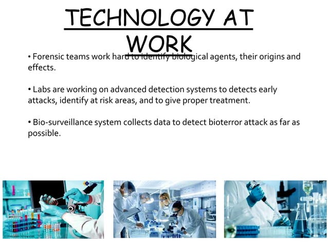 Bioterrorism and biological weapons | PPTX