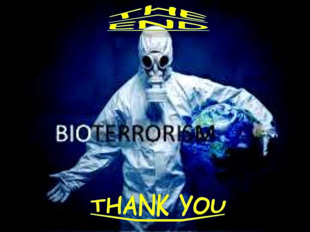 Bioterrorism and biological weapons | PPTX