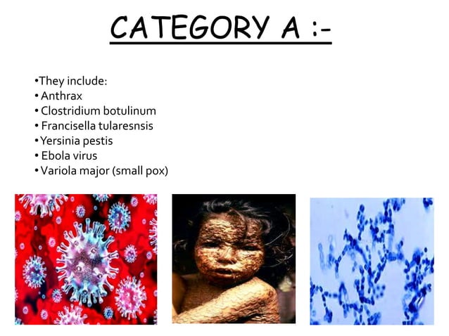 Bioterrorism and biological weapons | PPTX