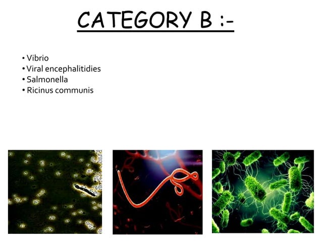 Bioterrorism and biological weapons | PPTX