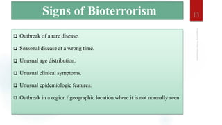 Bioterrorism (Southeast University) | PPTX