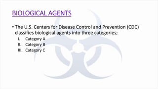 bioterrorism13.pptx | First Aid | Injuries