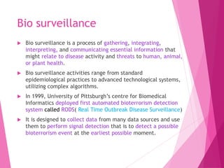 Bioterrorism and drug prepardness | PPTX