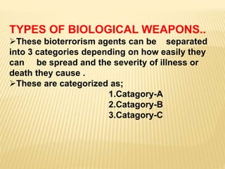 Bioterrorism | PPTX