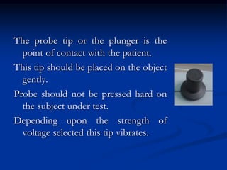 Biothesiometer for Peripheral neuropathy | PDF