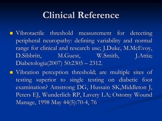 Biothesiometer for Peripheral neuropathy | PDF