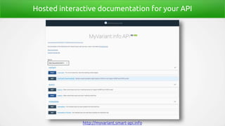 BioThings API: Building a FAIR API Ecosystem for Biomedical Knowledge ...