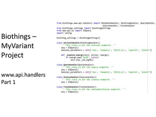 Biothings presentation | PPT