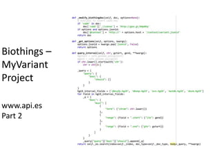 Biothings presentation | PPT