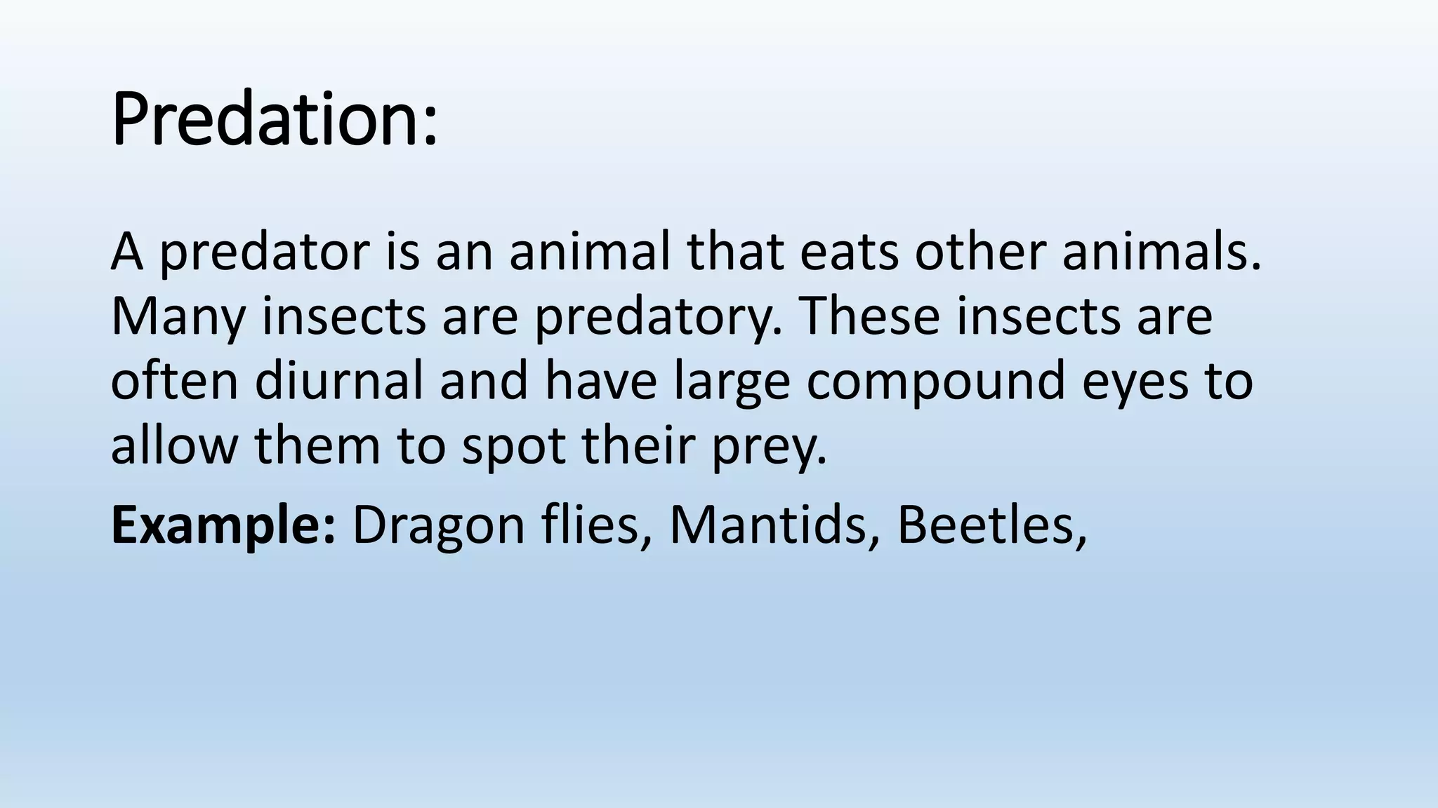 Insects and their biotic environment | PPTX