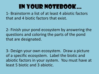 Biotic abiotic factors | PPTX